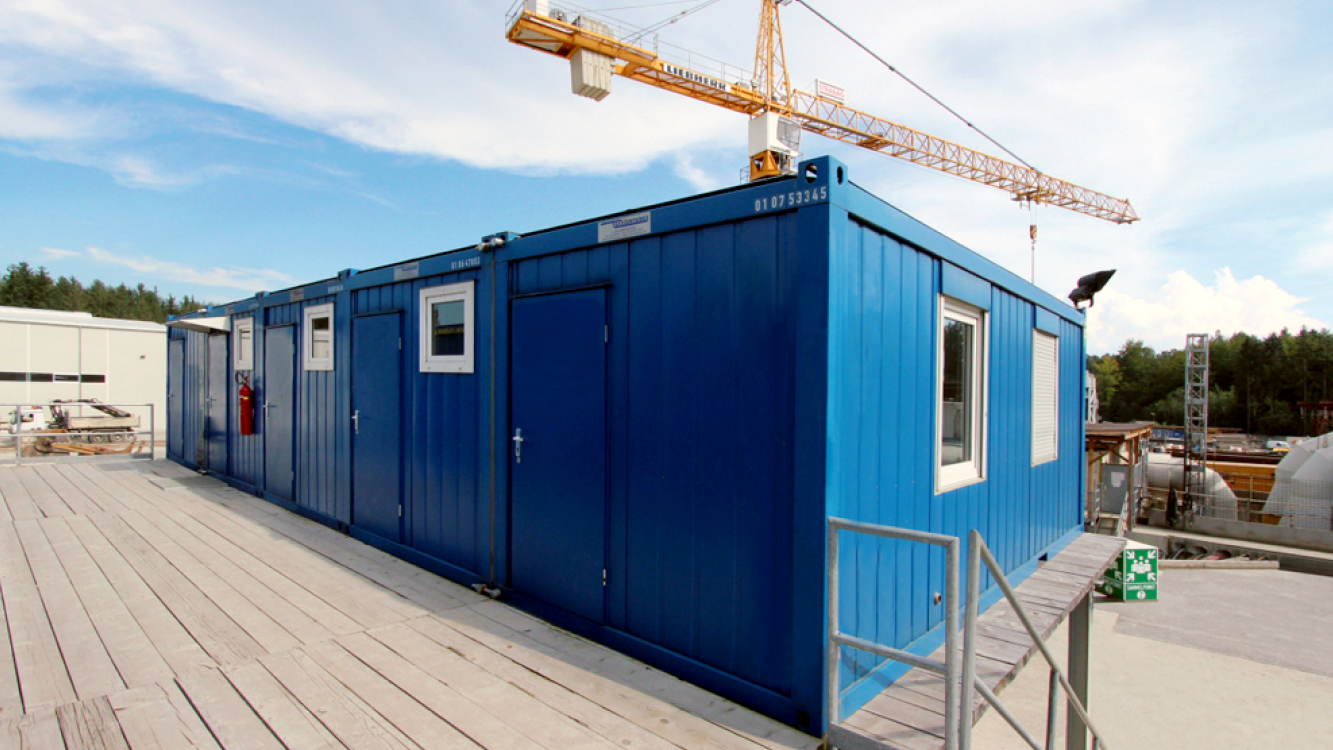 Baucontainer mieten & kaufen. Raumlösungen für Baustellen