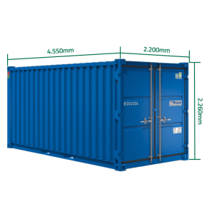 Lagercontainer 15-Fuß: Mieten und Kaufen | Baumann Container